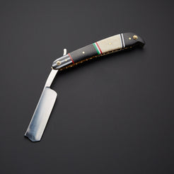 Custom Handmade J2 Steel Straight Razor With Leather Sheath – The ...